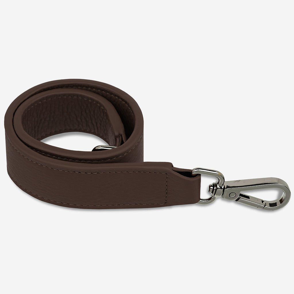 Short Cocoa Leather Strap For Bags | Status Anxiety®