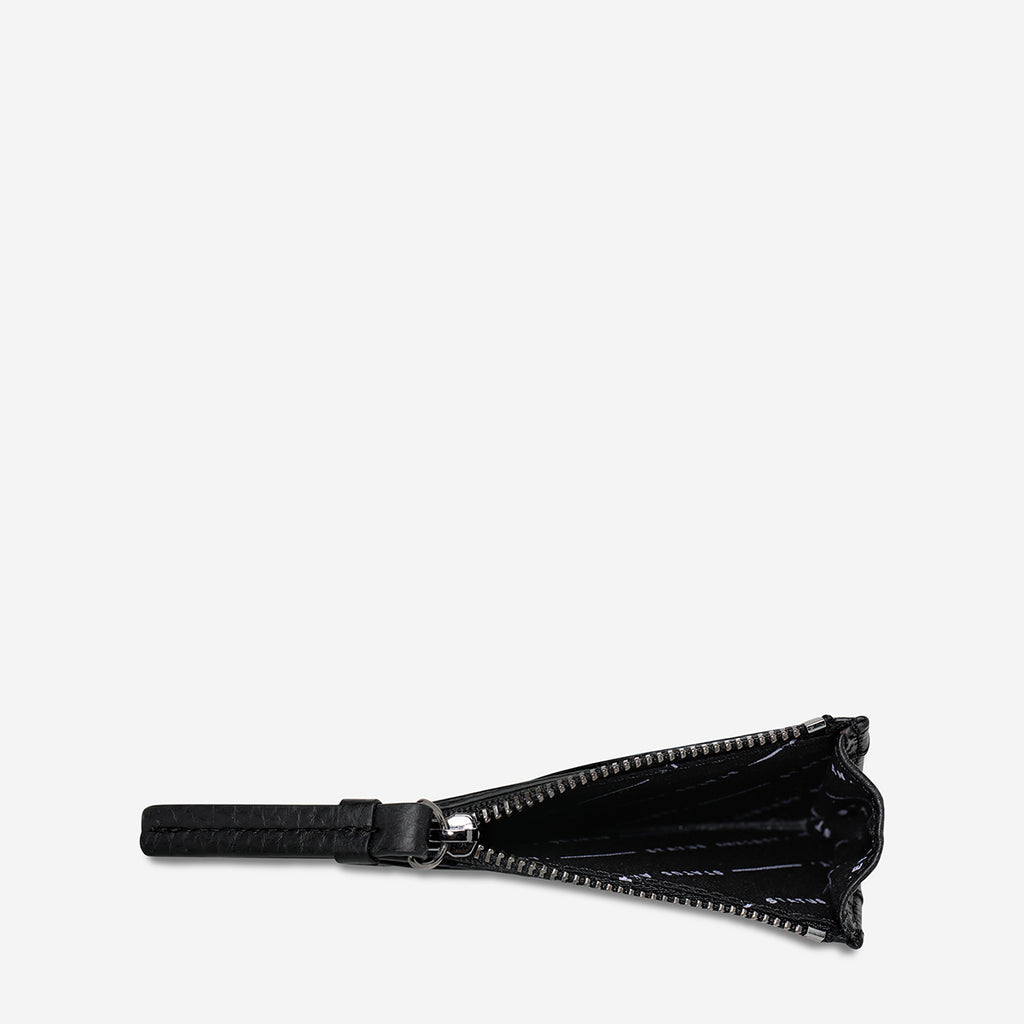 Hearts Still Beating Women's Black Leather Wallet | Status Anxiety®